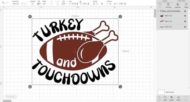 Turkey and Touchdowns SVG Thanksgiving SVG Fall Svg Turkey | Etsy