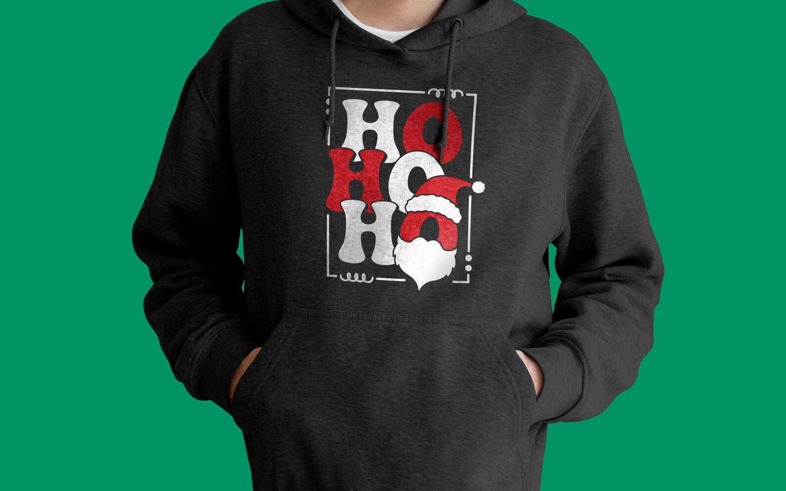 Ho Ho Ho Svg, Funny Christmas Sayings Svg, Santa Laughing Svg, Santa Ho ...