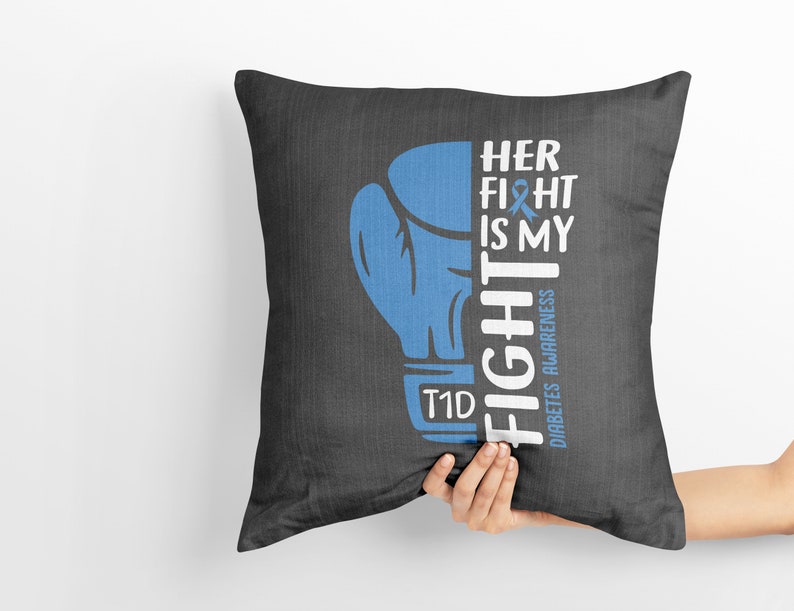 Her Fight is My Fight Diabetes Awareness Svg, Type 1 Diabetes Warrior ...