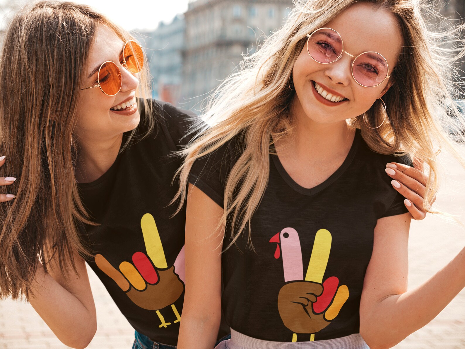 Peace Sign Turkey Hand SVG, I Love You Sign Turkey Hand SVG ...