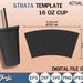 Strata 16 Oz Cup Templates SVG, Strata Tumbler Templates SVG, Instance ...