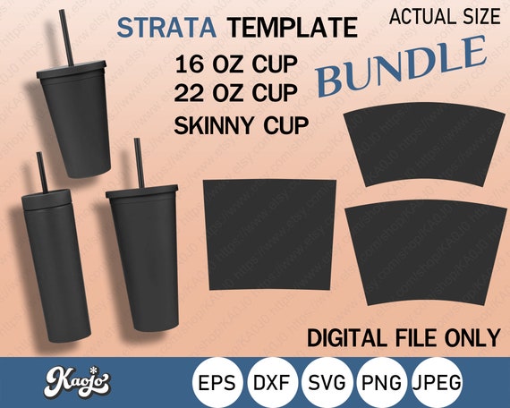 Strata Templates Bundle SVG Strata Tumbler Templates SVG - Etsy