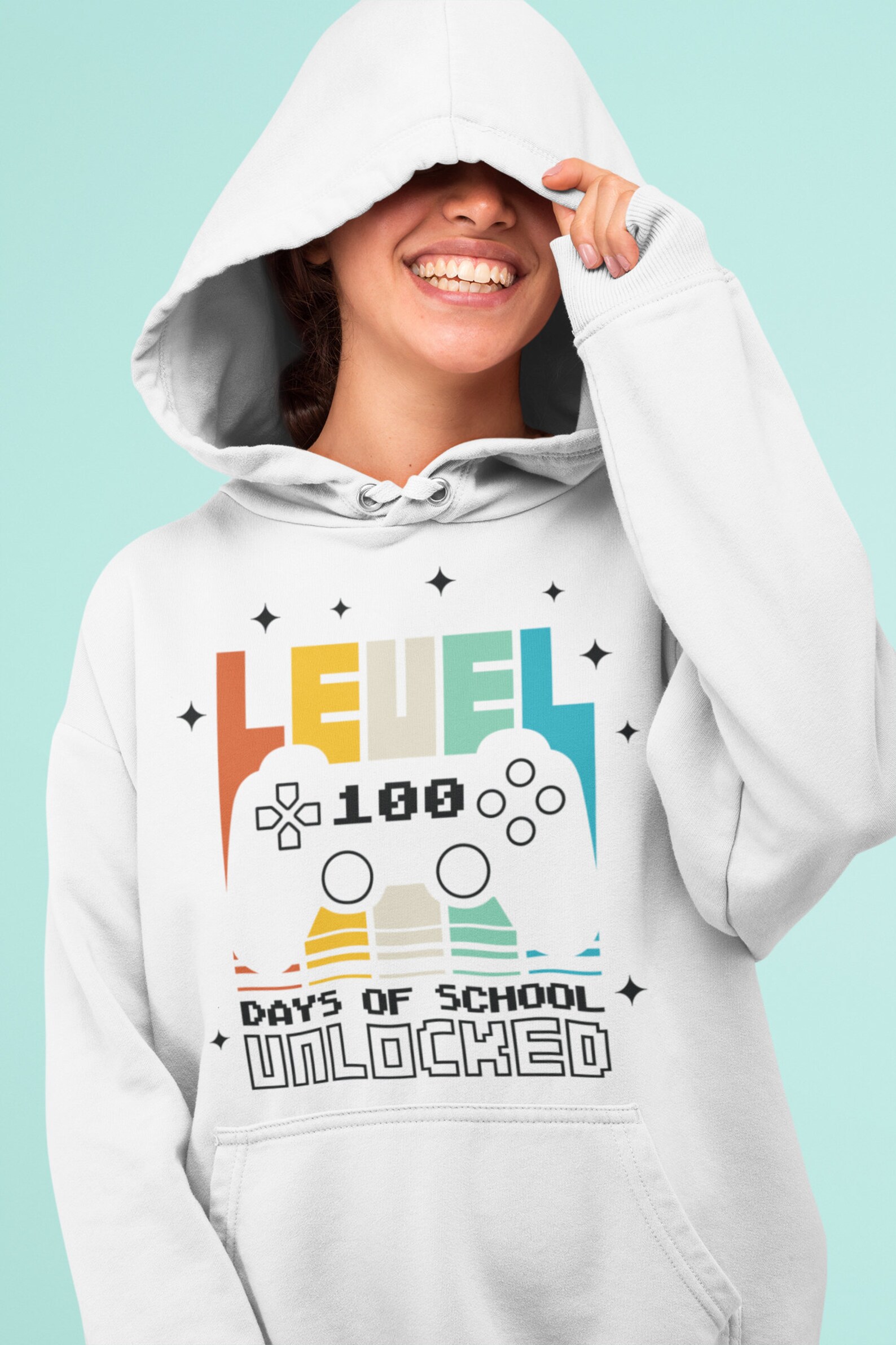 Level 100 Days of School Unlocked Svg, Level Unlocked Svg, 100 Days of ...