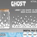 Ghost Can Glass SVG, Halloween Can Shaped Glass SVG, Spooky Ghost ...