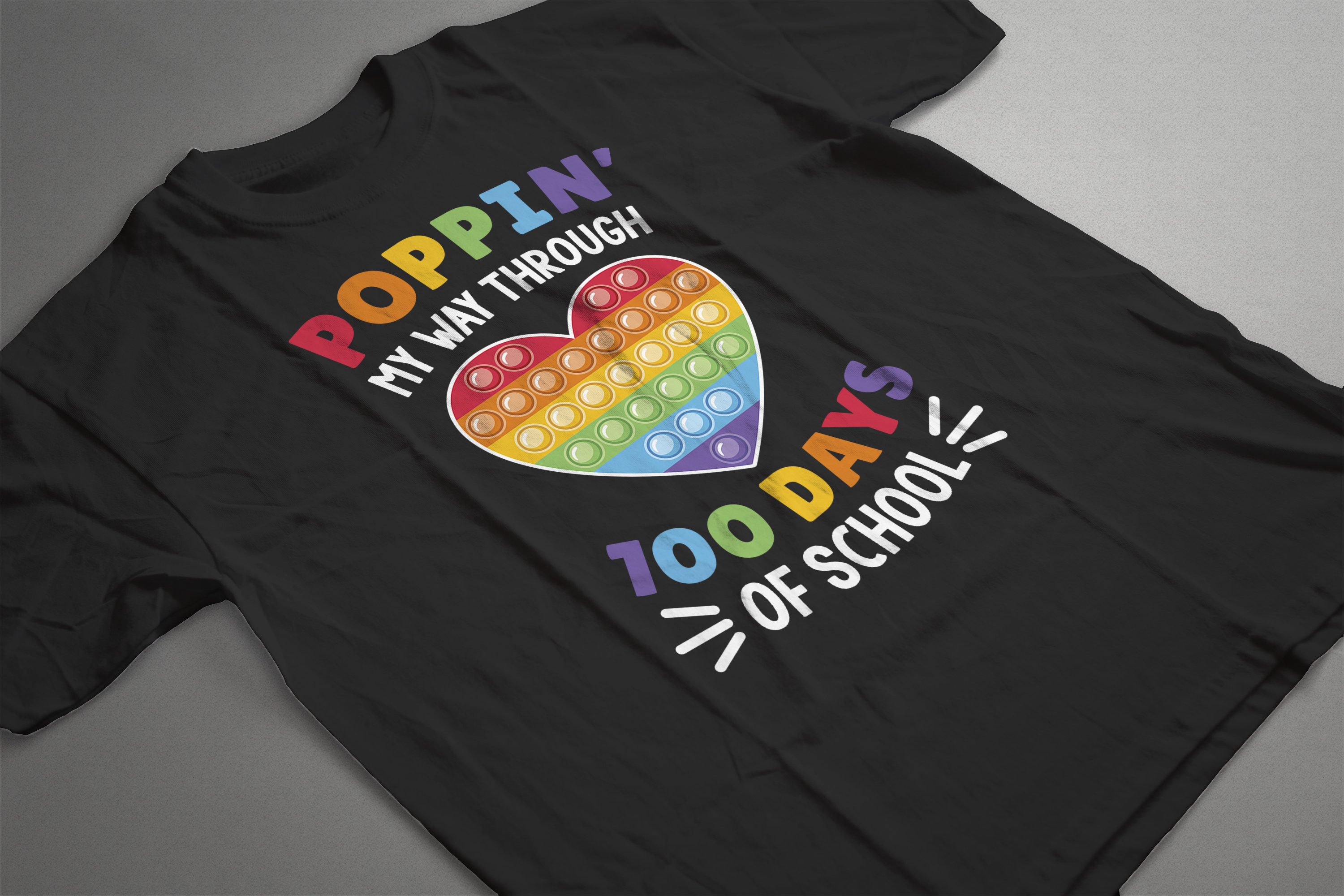 Poppin' My Way Through 100 Days of School Svg 100th Day - Etsy