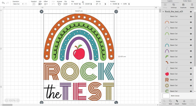 Rock the Test Svg Teacher Testing Svg Teacher Appreciation | Etsy