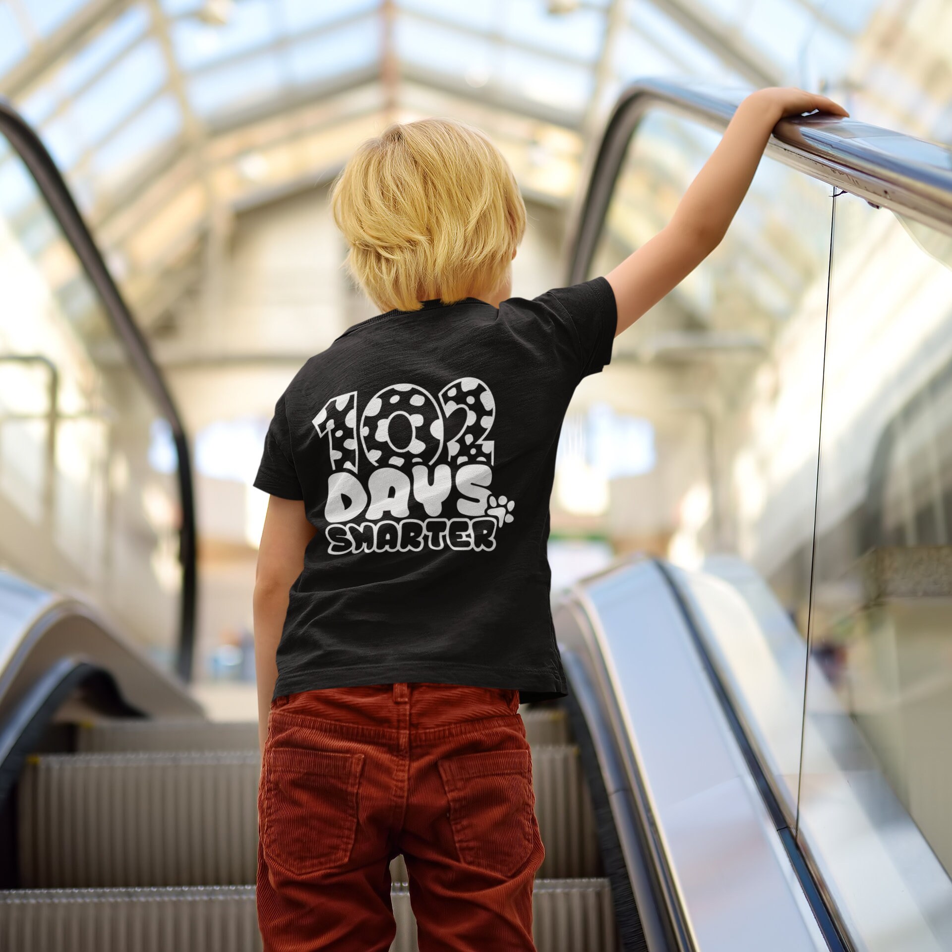 102 Days Smarter SVG 100th Day Smarter SVG Teacher Days Dog | Etsy