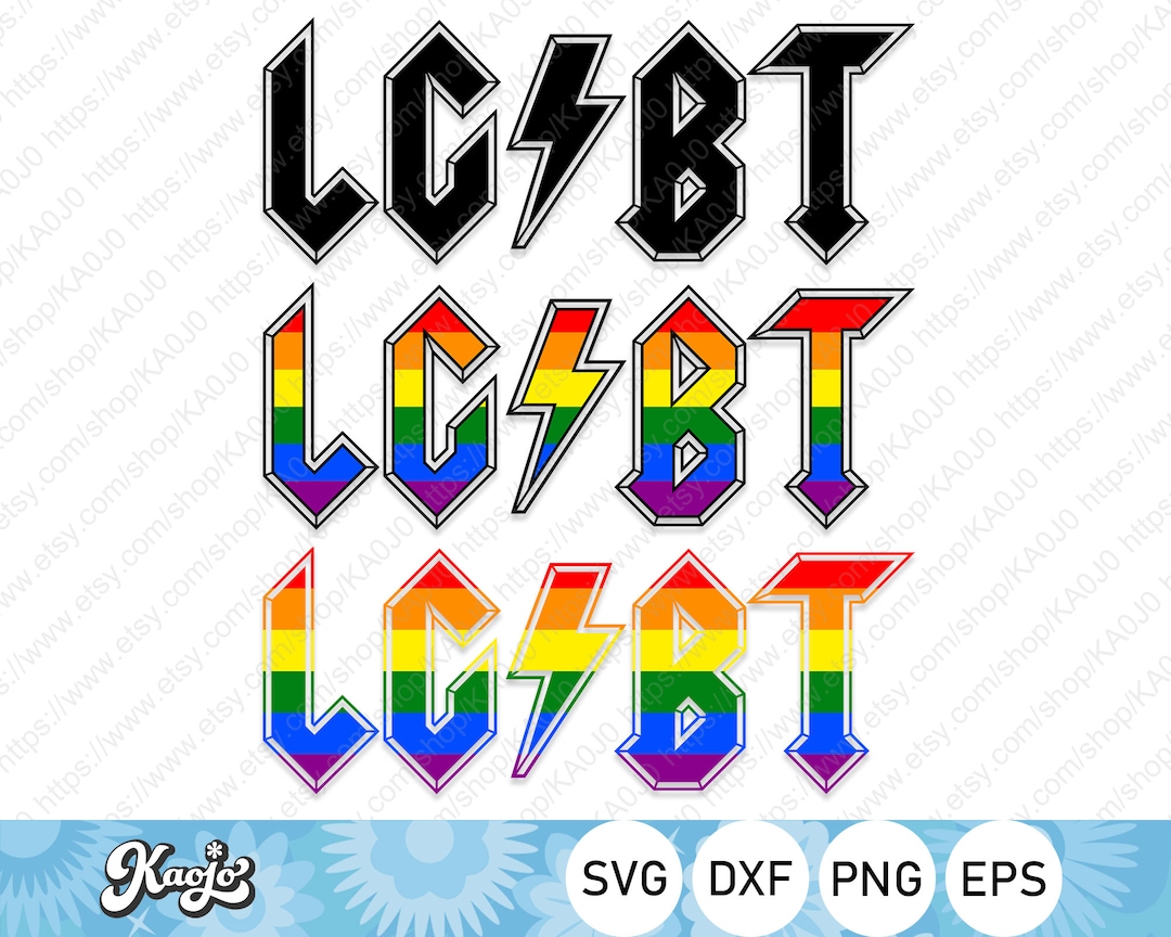 LGBT Pride 80s Rock N Roll Svg, Rocker Gay Pride Svg, Rainbow Pride ...
