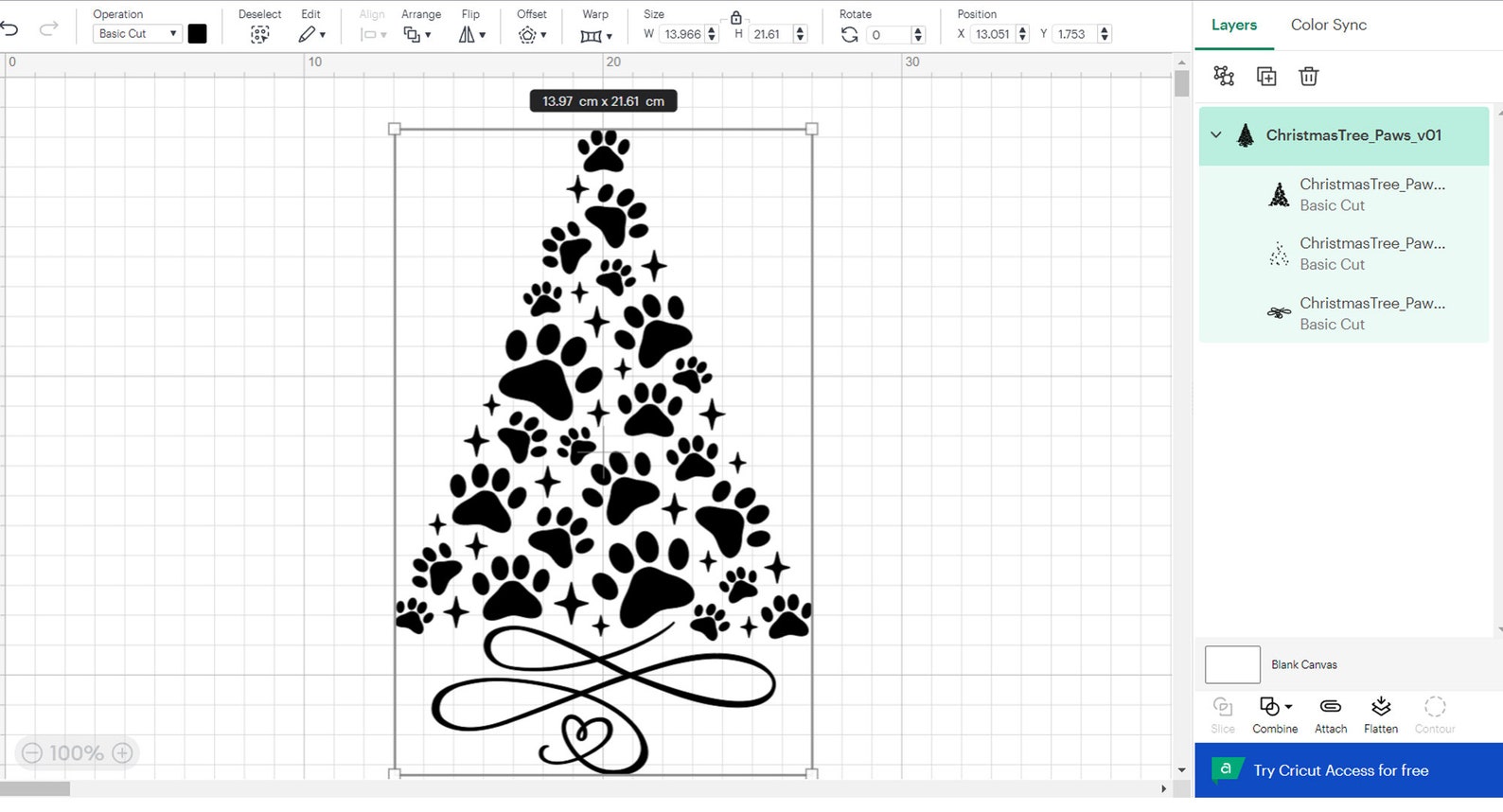 Paw Tree Svg, Christmas Tree With Paws Svg, Dog Paw Print Tree Svg, Dog ...