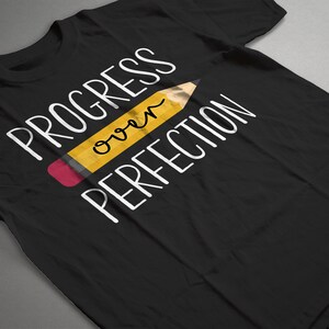 Progress Over Perfection Svg, Inspirational Motivational Svg, Back to ...