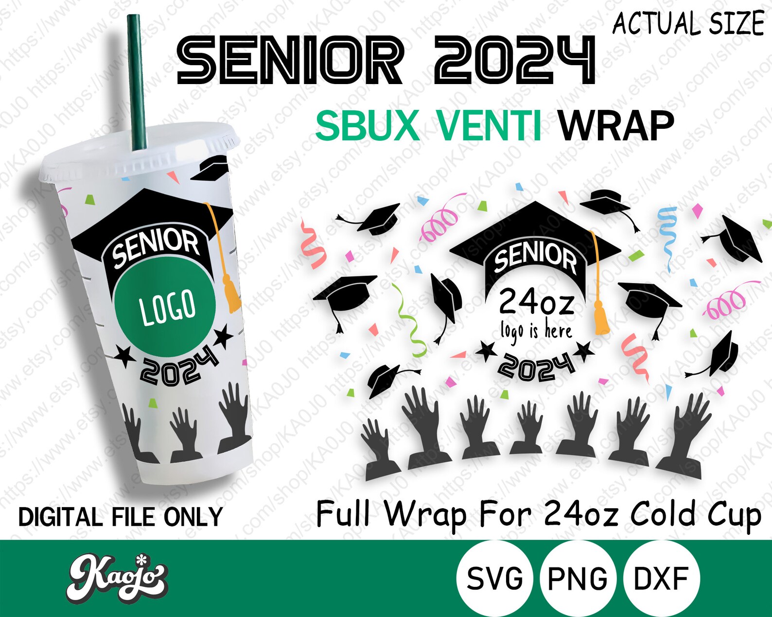 Senior 2024 Wrap Svg Class of 2024 Tumbler Wrap File Svg - Etsy
