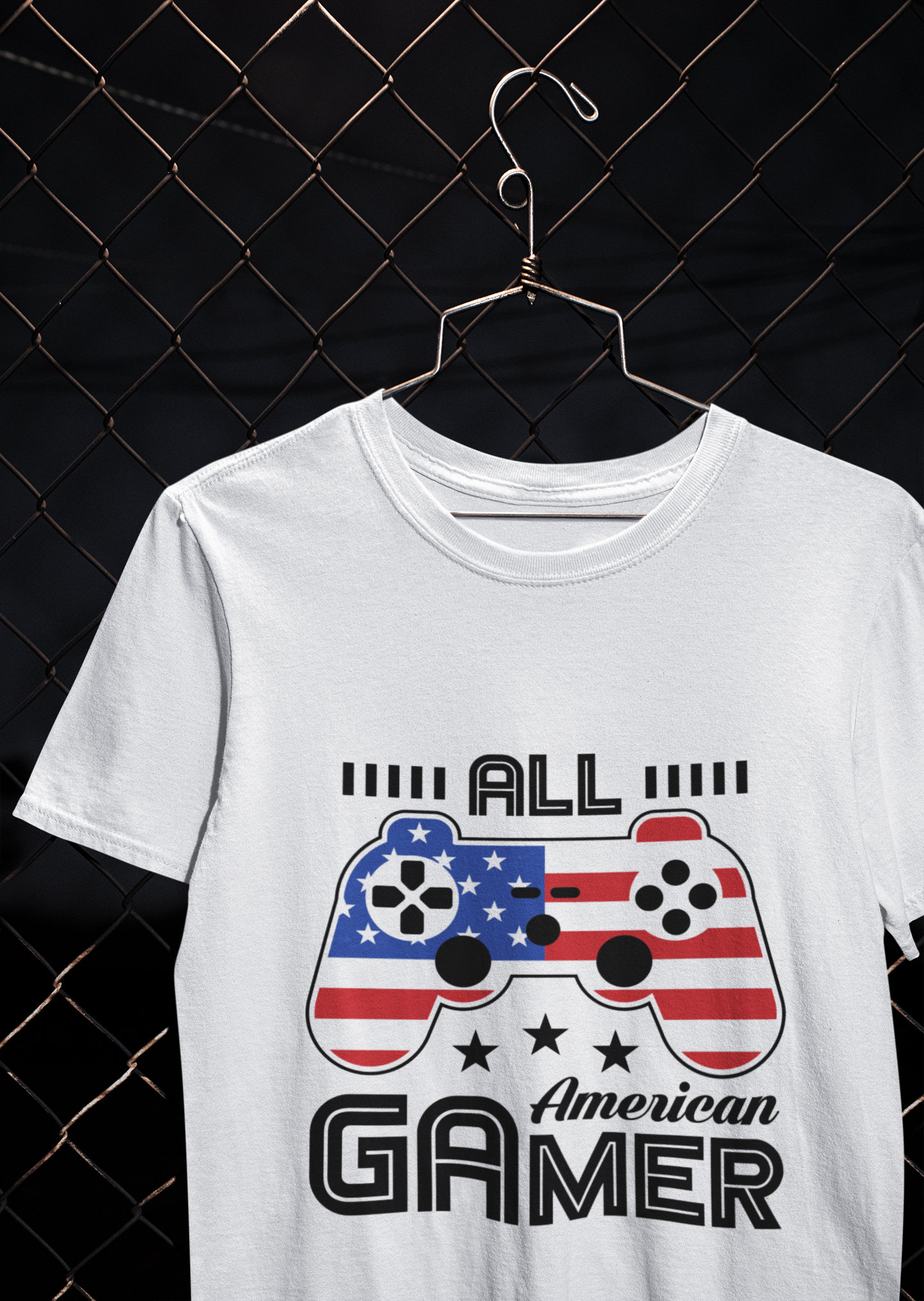 All American Gamer SVG, Patriotic 4th of July Gamer SVG, American Video ...