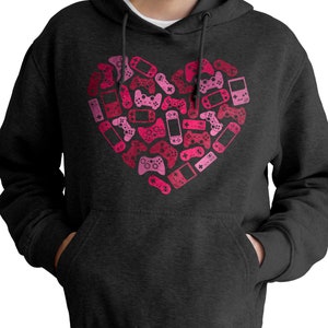 Video Game Heart Valentine's Day Svg, Console Game Controller Heart Svg ...