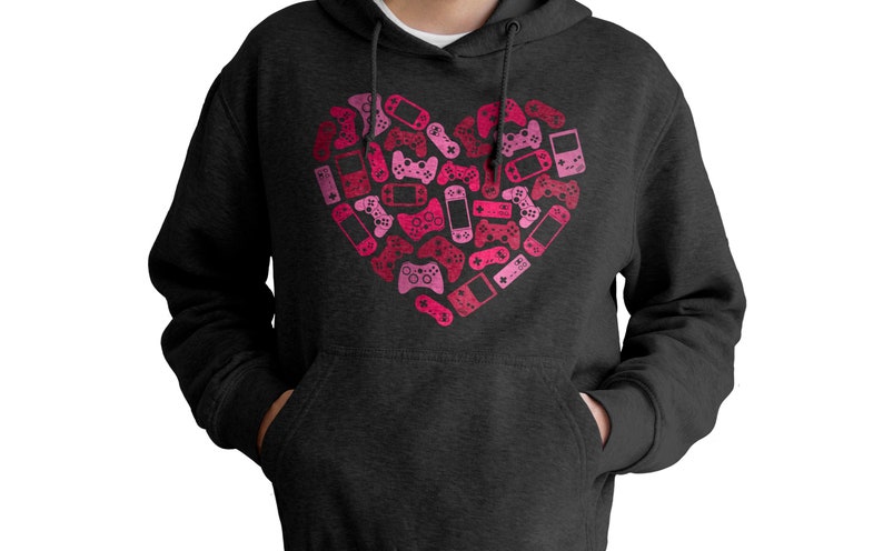 Video Game Heart Valentine's Day Svg Console Game - Etsy