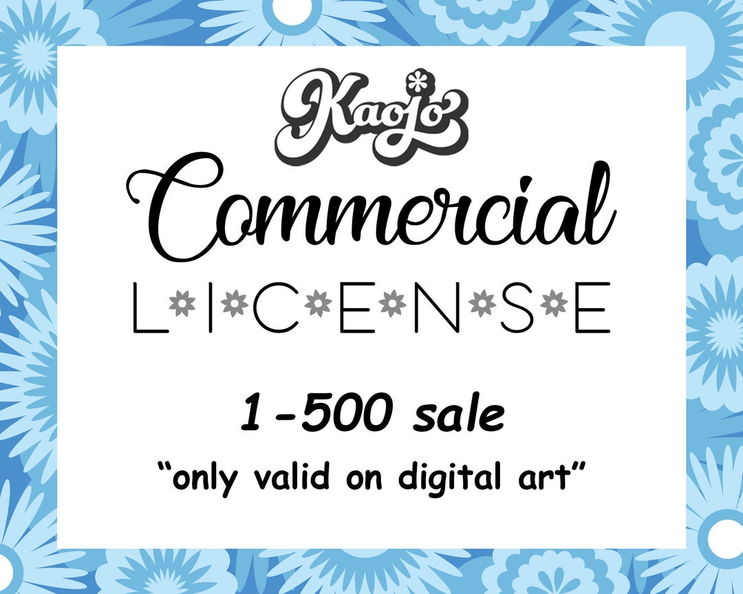 SVG Commercial Use License SVG, Commercial License - up to 500 Designs ...