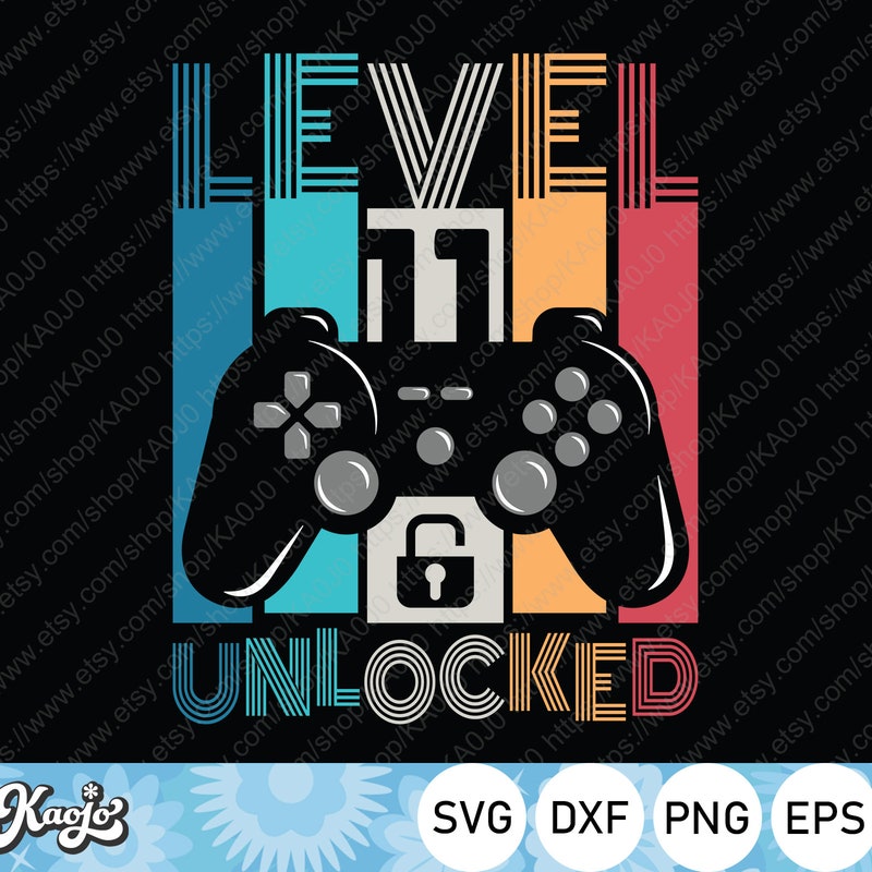 Level 7 Unlocked Svg - Etsy