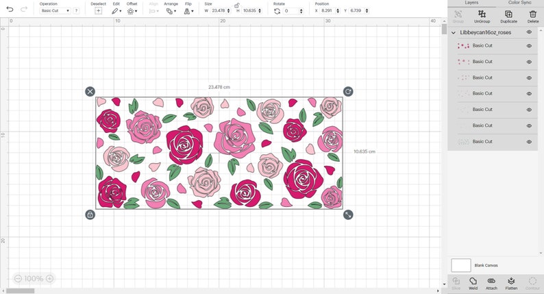 Roses Can Glass SVG Pink Rose Can Shaped Glass SVG Pink - Etsy