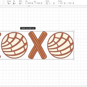 XOXO Svg, Mexican Bread Lover Svg, Concha Heart Valentine Svg ...