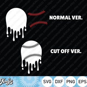 Dripping Sport Balls Bundle Svg, Baseball and Softball Drips Svg ...