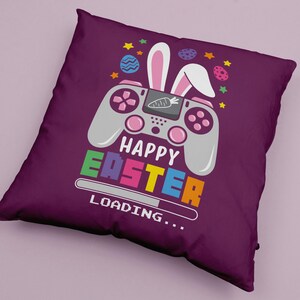 Happy Easter Loading Svg, Easter Bunny Gamer Svg, Rabbit Game ...