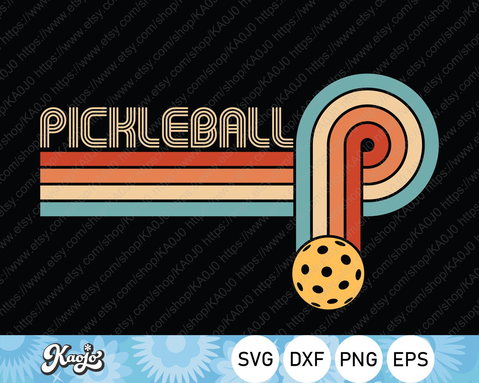 Retro Vintage Pickleballs Svg, Pickleball Throwback Svg, Instant ...