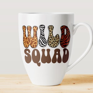 Wild Doodle Letters PNG Bundle, Groovy Animal Pattern Alphabet ...