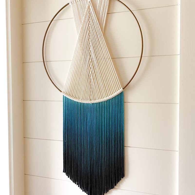 Dyed Macrame Wall Hanging - Etsy