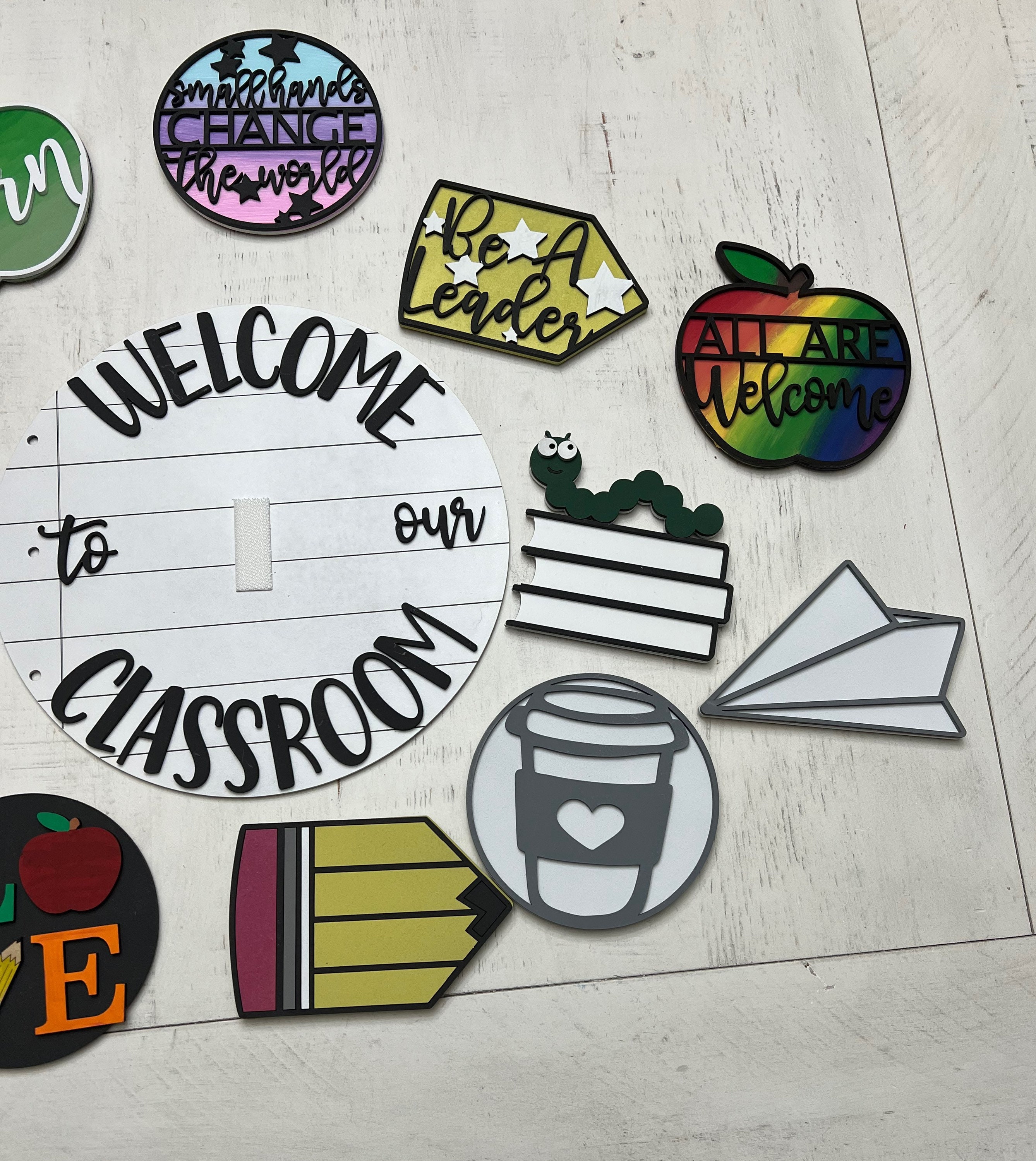 Teacher Classroom Interchangeable Sign Teacher Gift Welcome to - Etsy