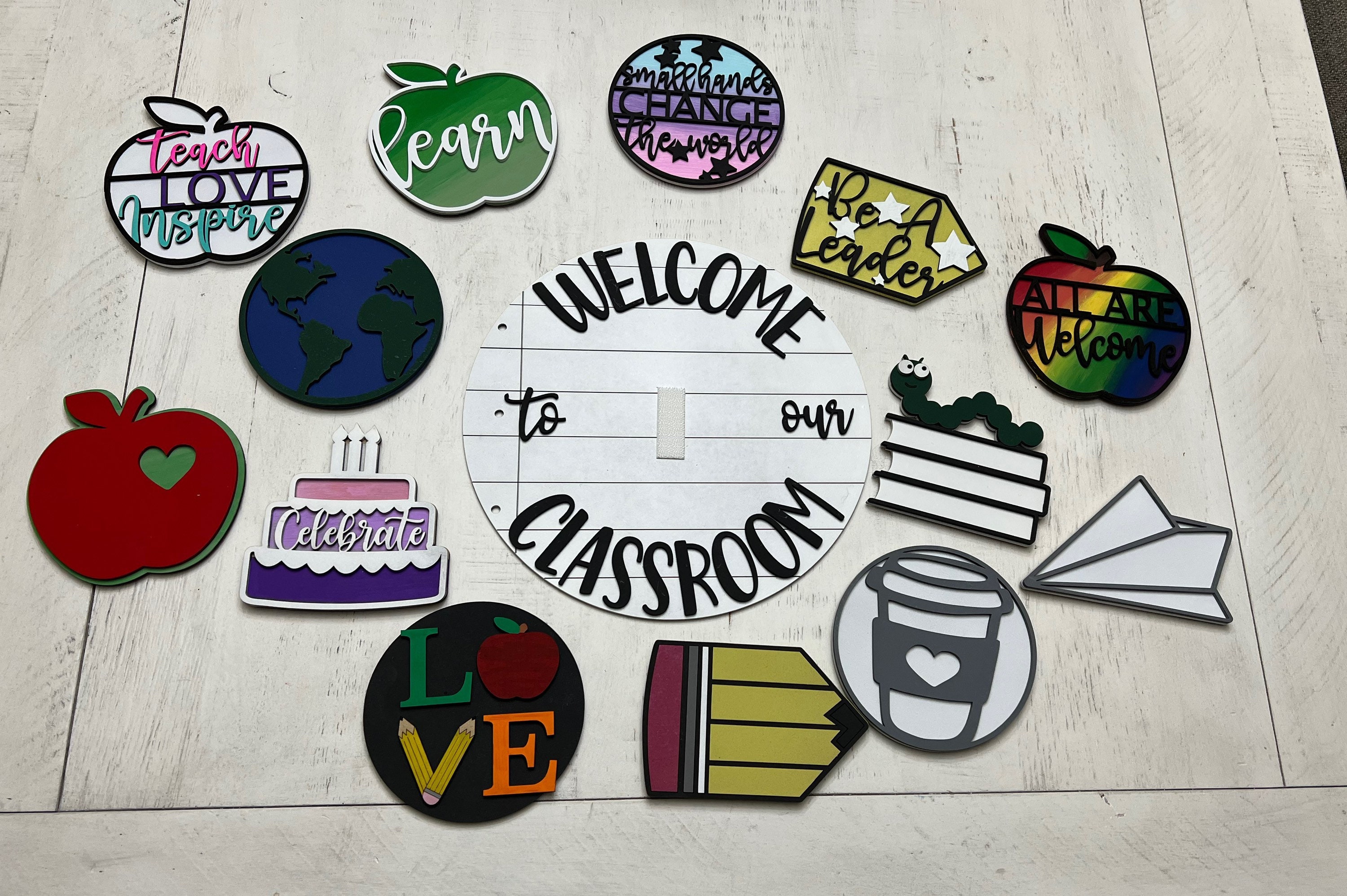 Teacher Classroom Interchangeable Sign Teacher Gift Welcome to ...