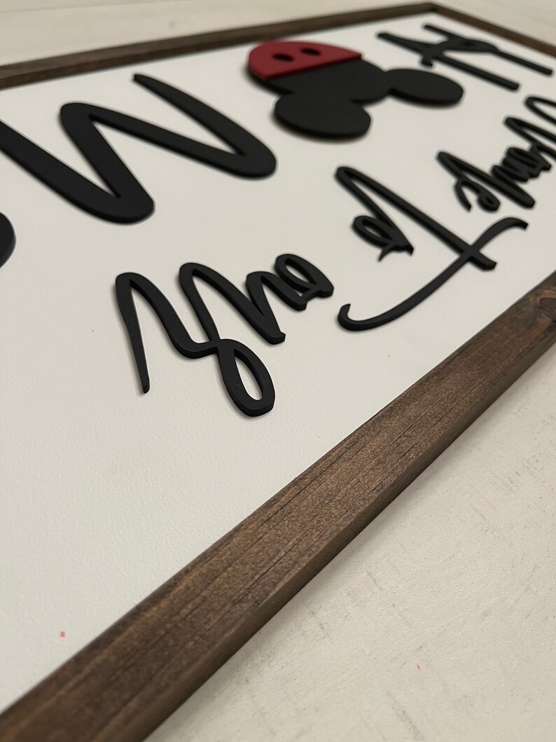 Disney Welcome to Our Home Interchangeable Sign Mickey Mouse - Etsy