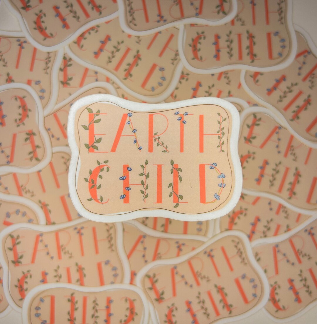 Earth Child Sticker - Etsy