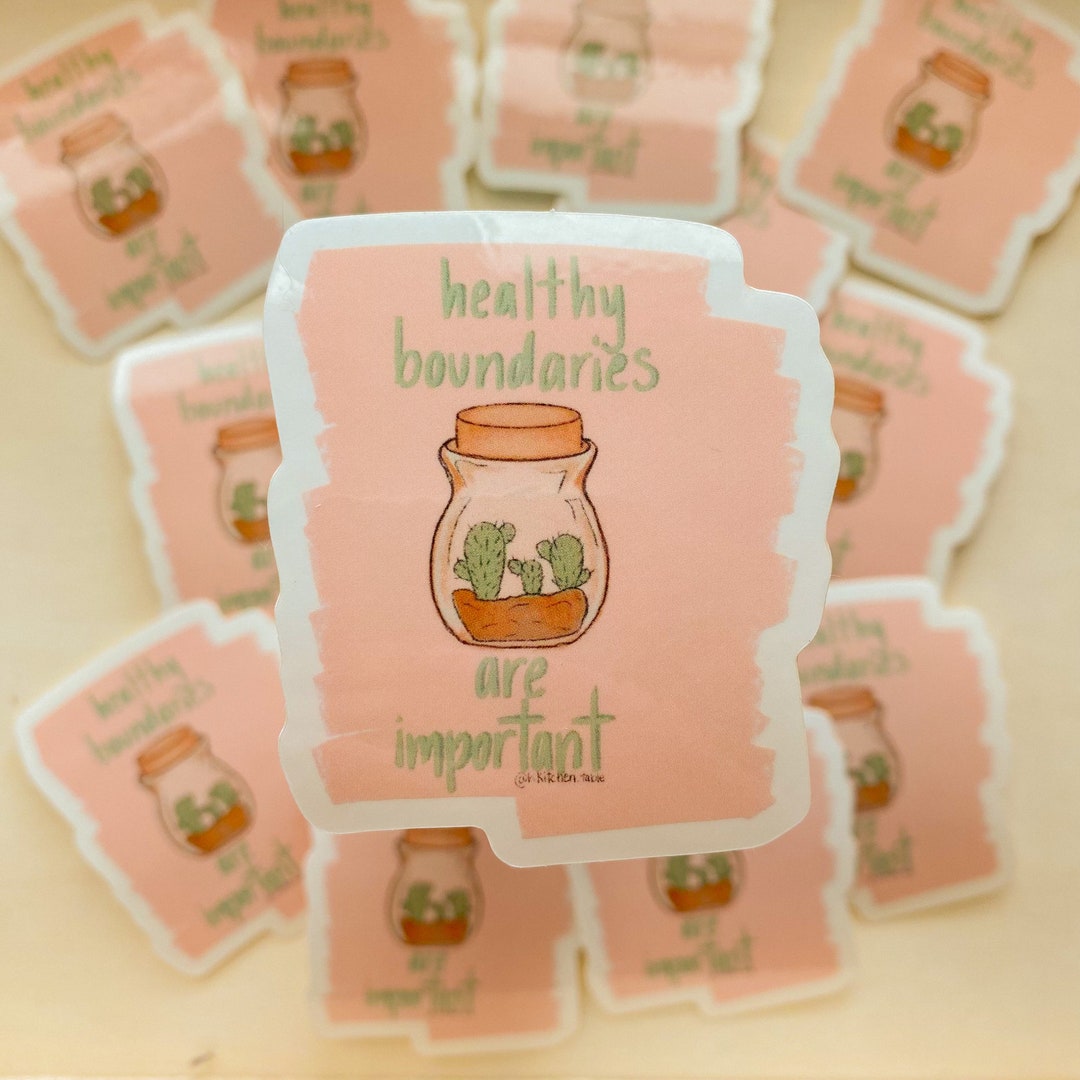 Healthy Boundaries Sticker - Etsy