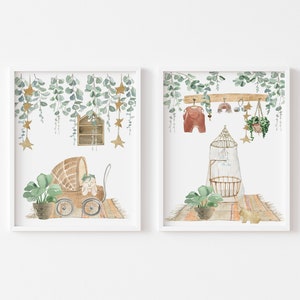 Boho Baby PRINTABLE WALL ART, Boho Nursery Decor, Neutral Nursery ...