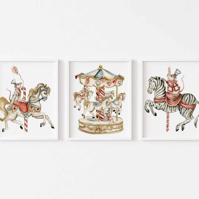 Carousel Print - Etsy