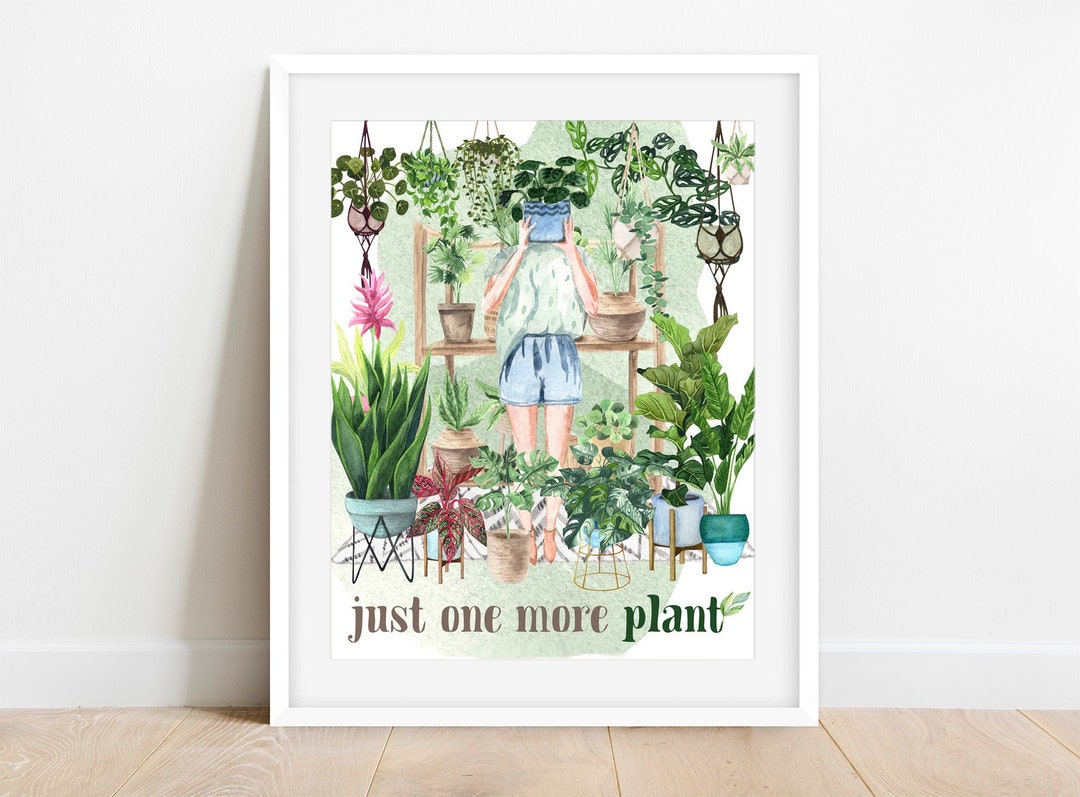Plants Print, PRINTABLE WALL ART, Plant Lover Decor, Plant Poster, Gift ...