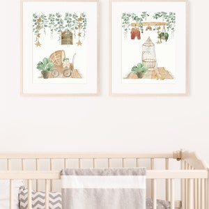 Boho Baby PRINTABLE WALL ART, Boho Nursery Decor, Neutral Nursery ...