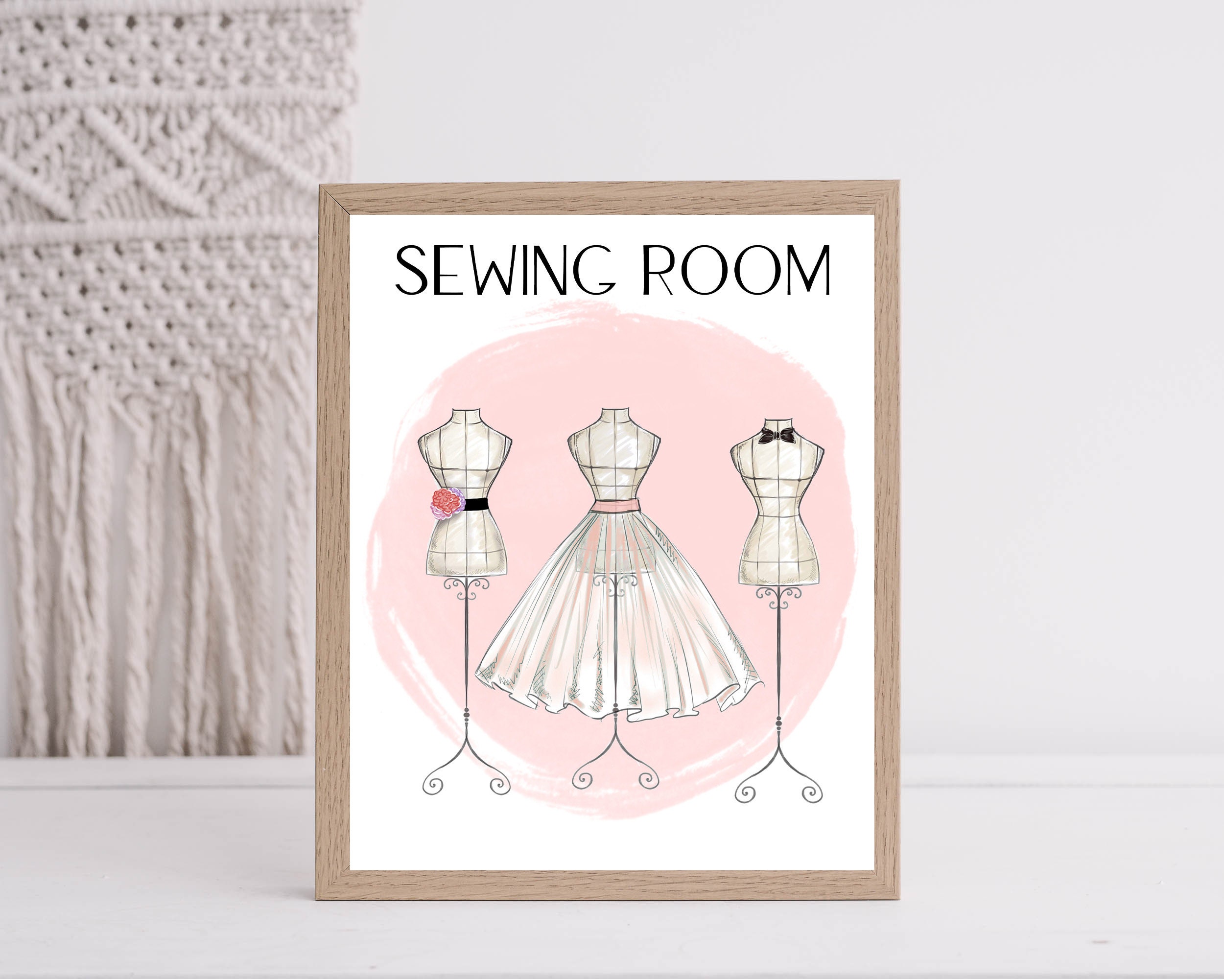 Sewing Room Wall Art PRINTABLE WALL ART Gift for Seamstress | Etsy
