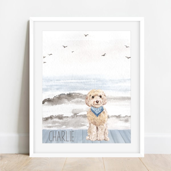 Custom Dog Poster - Etsy