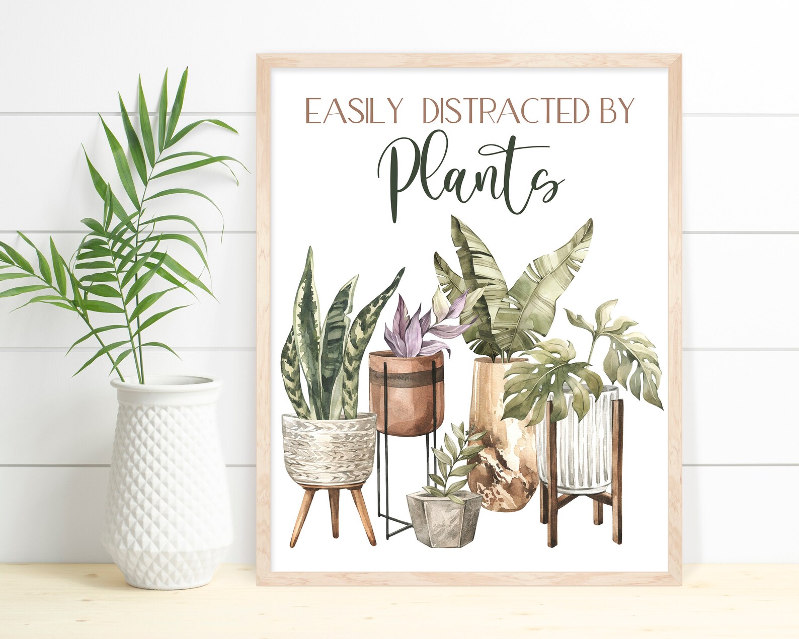Plant Wall Art PRINTABLE WALL ART Plant Lover Wall Art - Etsy