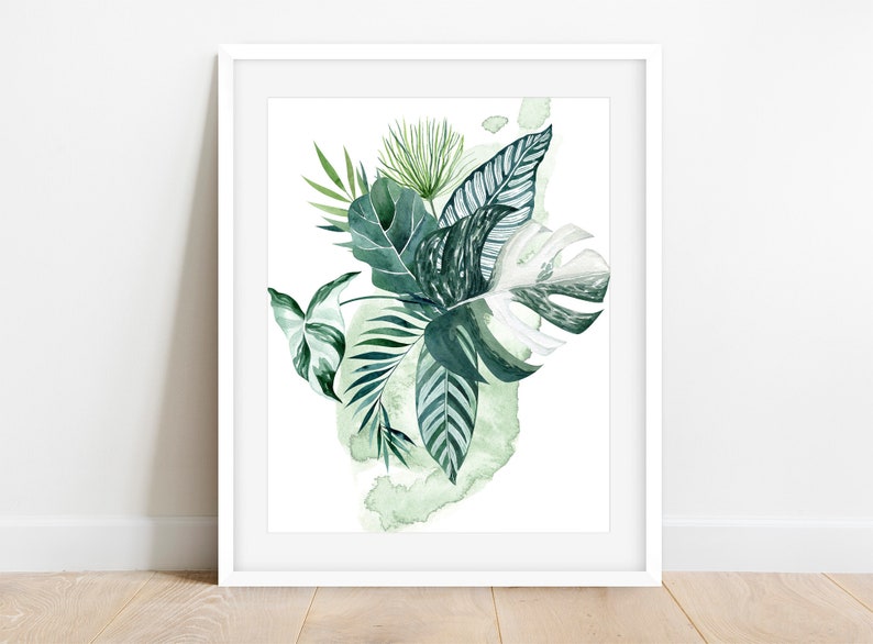 Plants Print PRINTABLE WALL ART Plant Lover Decor Plant | Etsy