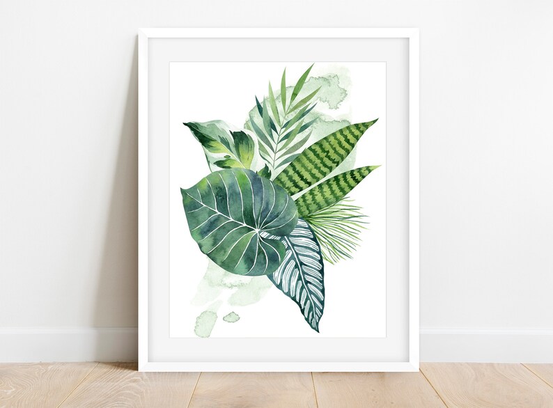 Plants Print PRINTABLE WALL ART Plant Lover Decor Plant | Etsy