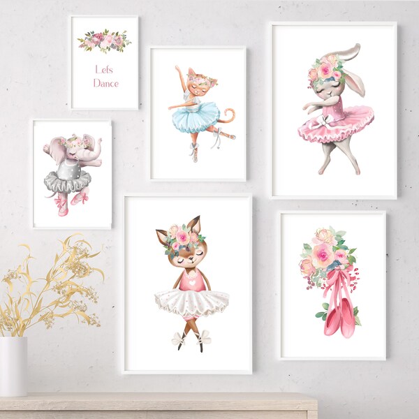 Ballerina Art Print - Etsy