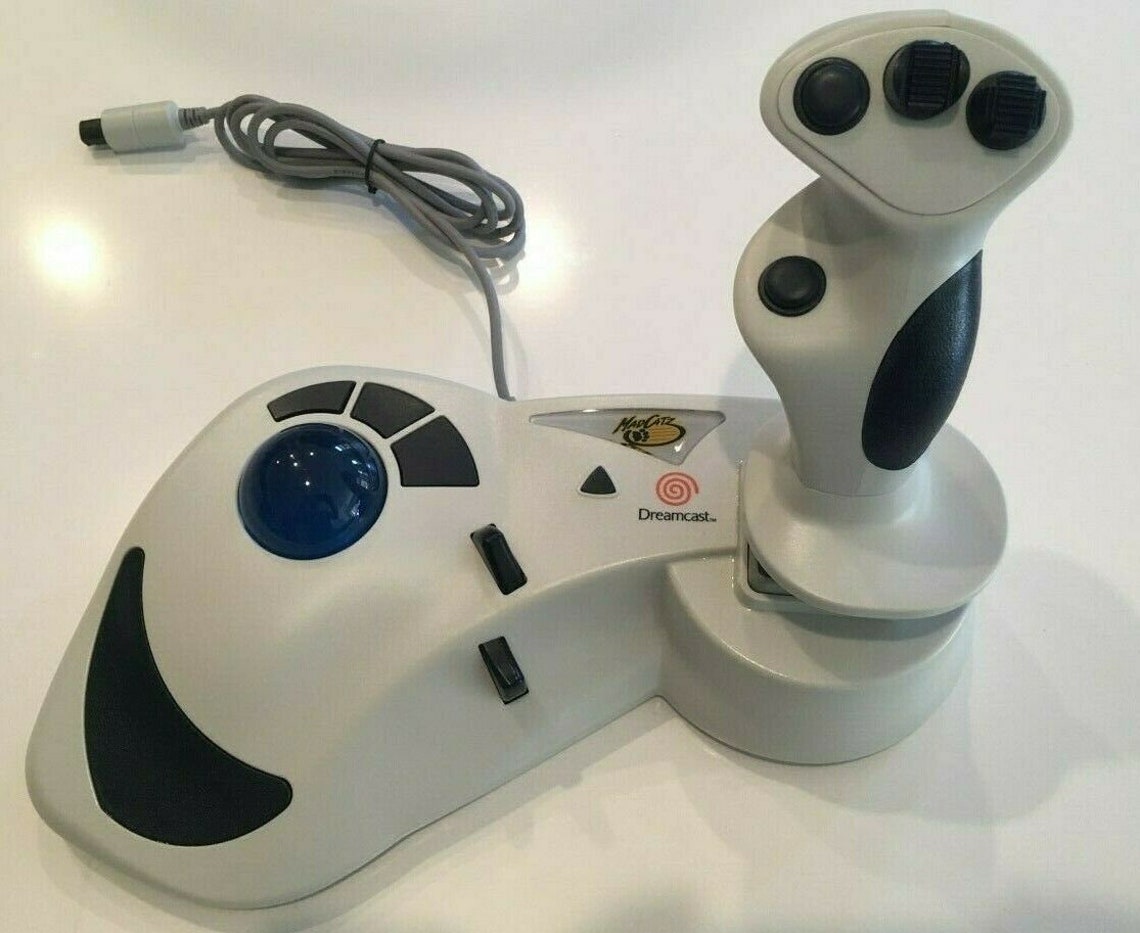 Sega Dreamcast DC Panther Flight Stick in Box Trackball | Etsy