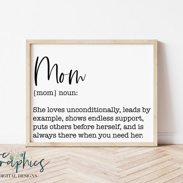 Mom Definition - Etsy
