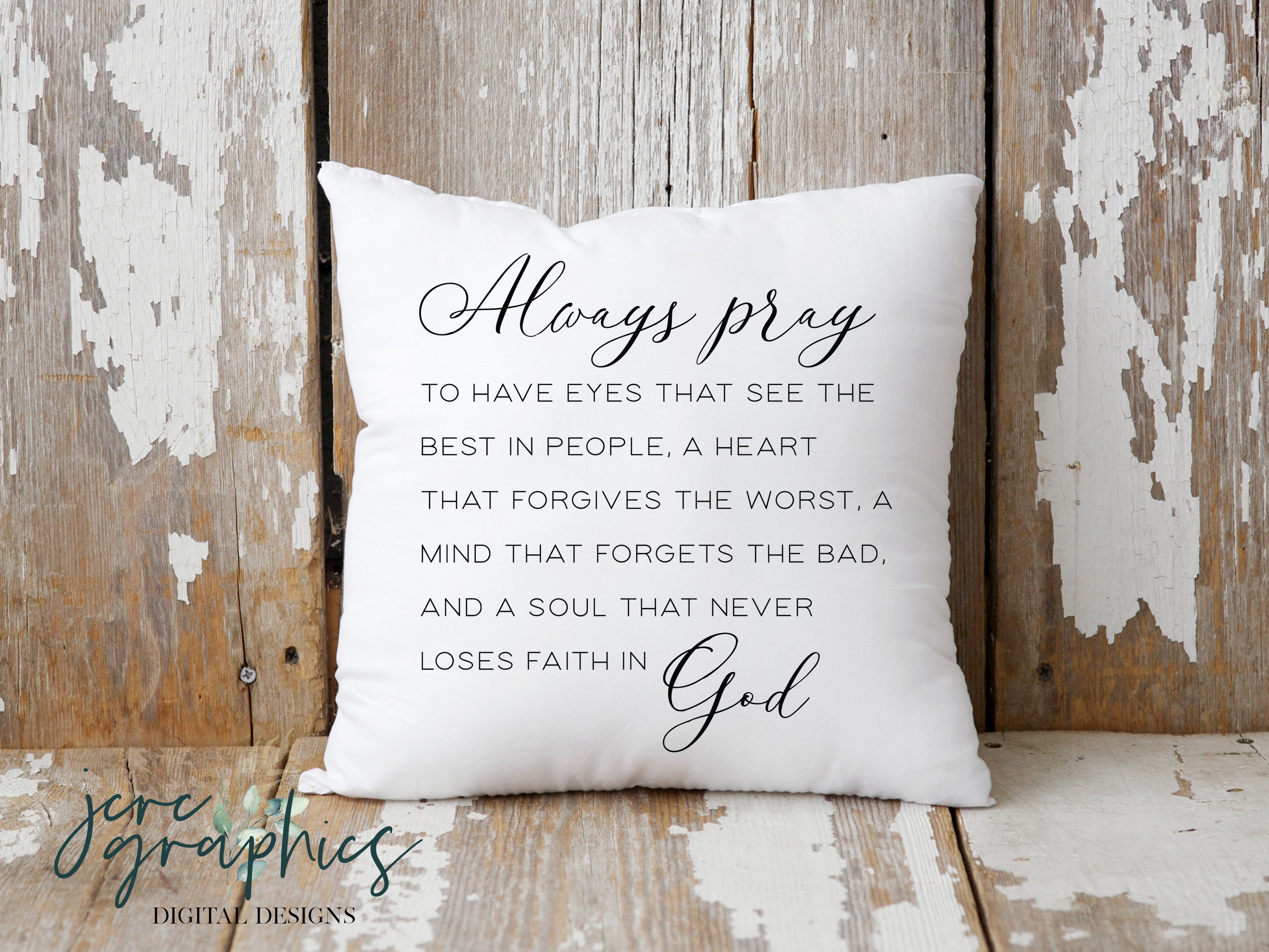 Always Pray SVG Religious Quote Svg Religious Sign Svg - Etsy