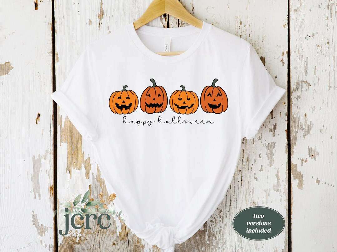 Happy Halloween Pumpkins SVG | Halloween Design | Perfect for Makers ...