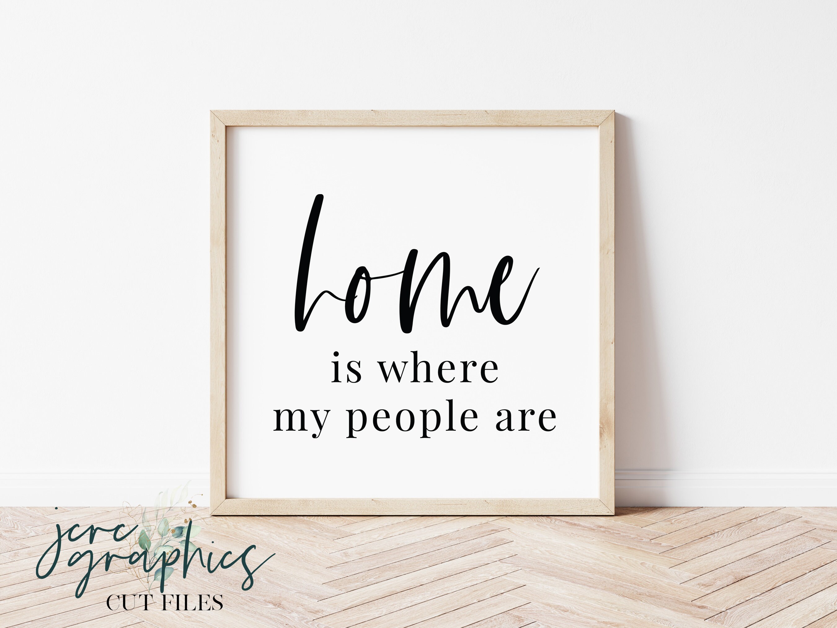 Home is Where My People Are SVG Home Svg Entryway Sign Svg | Etsy