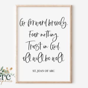 Go Forward Bravely SVG Trust in God Svg Religious Sign Svg Christian ...