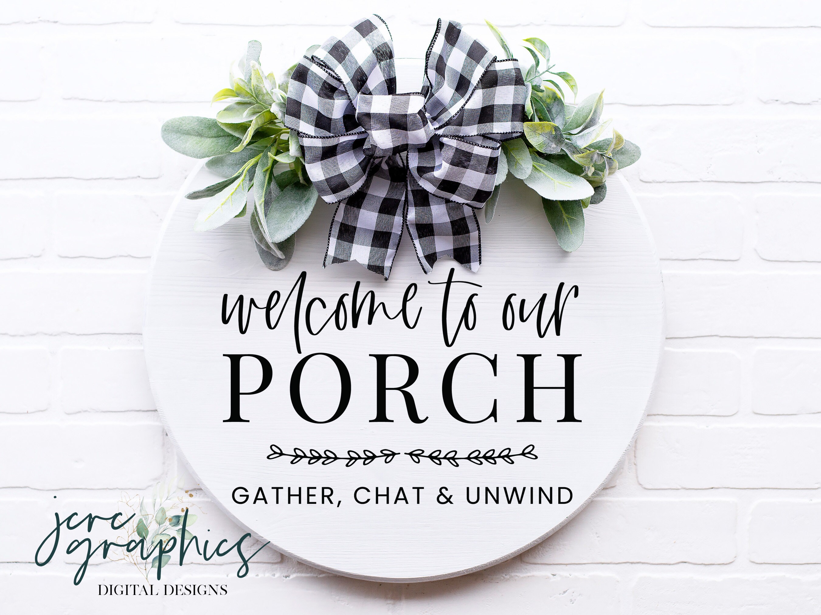 Welcome to Our Porch SVG Front Porch Sign Svg Front Porch - Etsy