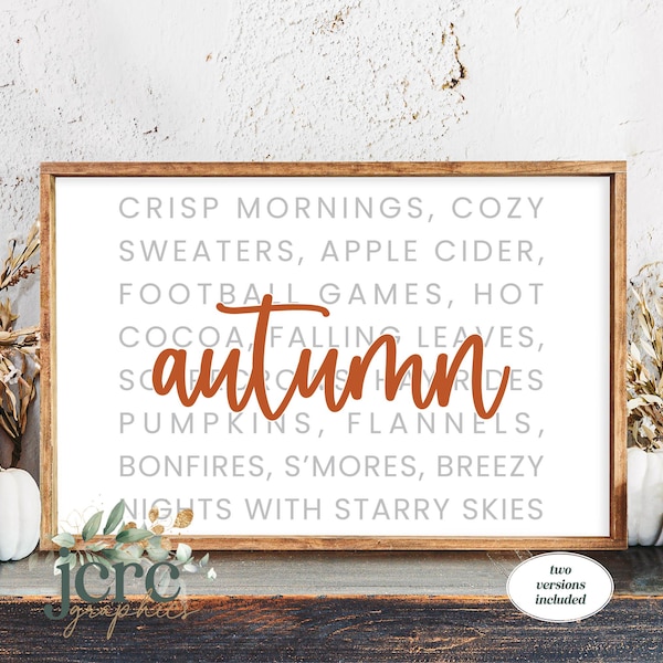 Fall Signs - Etsy